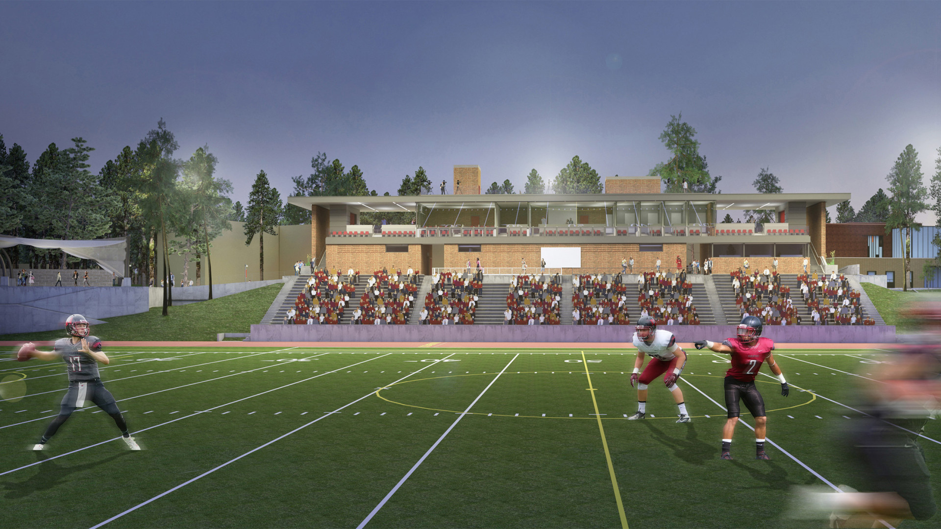 Pine Bowl Stadium Improvements, Whitworth University » ALSC Architects