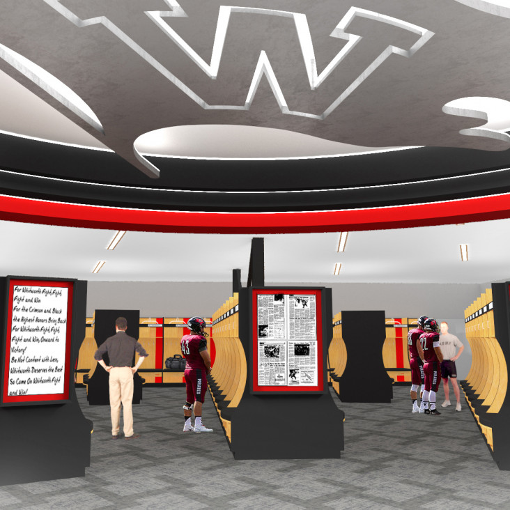 Collegiate Locker Room Design With Recruiting in Mind » ALSC Architects